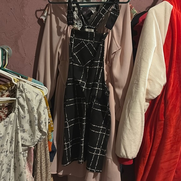 Jolie & Joy by FCT With Love | Dresses | Overall Dress Black And White ...